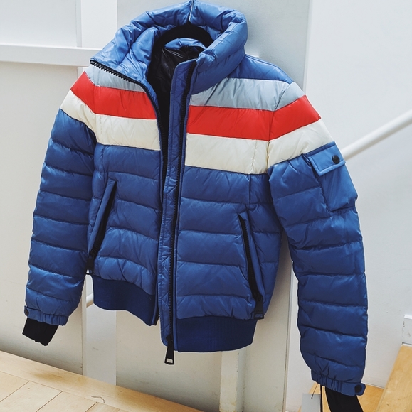 SAM. | Jackets & Coats | Sam Starburst Down Bomber Jacket | Poshmark